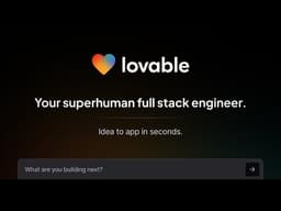 Lovable Tutorials - Learn to Build Apps with AI