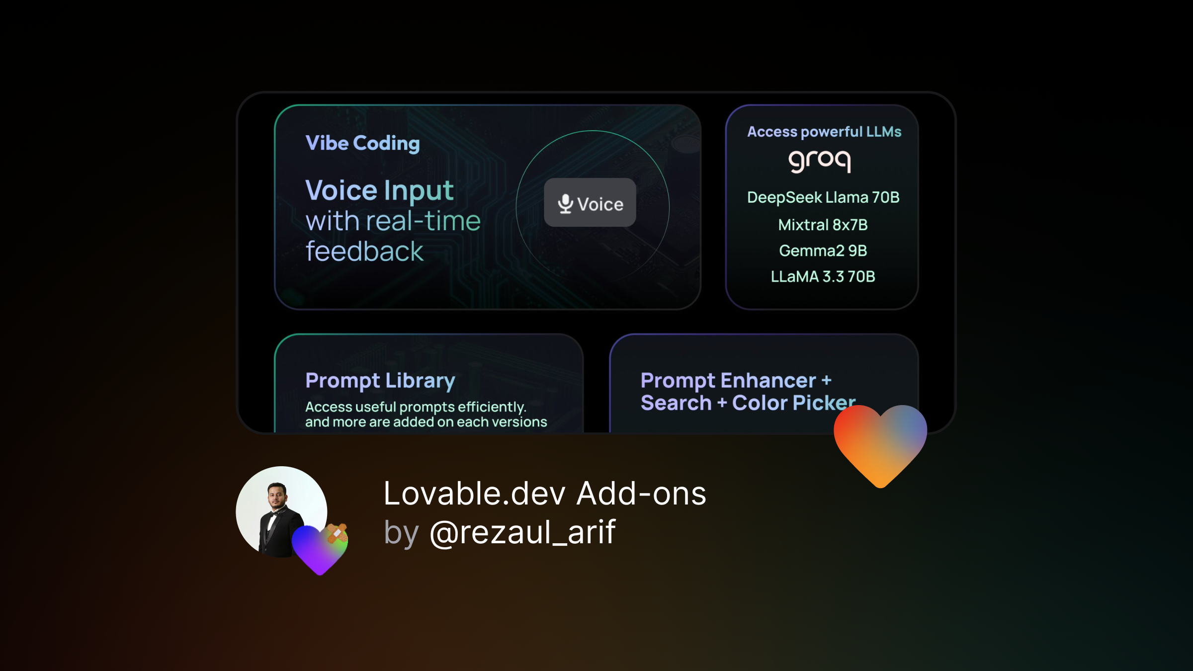 How Rezaul Supercharged Lovable with Voice Input, Prompt Libraries, and More - Lovable Blog